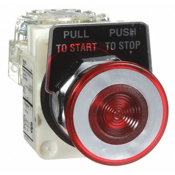 Schneider Electric Push Button Operator, 30 mm, SPDT, Red 9001KR9P1RH13 ...