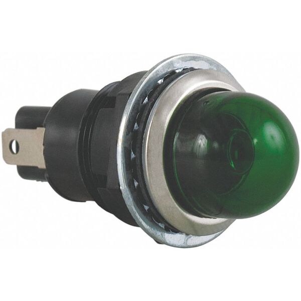 Square D Raised Indicator Light, 24VAC/DC, Green 9001OG24 | Zoro