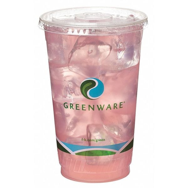 Fabri-Kal Disposable Cold Cup 12 oz. Clear, Plastic, Pk1000 GC12SSP | Zoro
