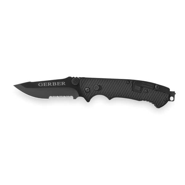 Gerber Folding Knife, Liner-Lock, Drop Point 22-41870 | Zoro