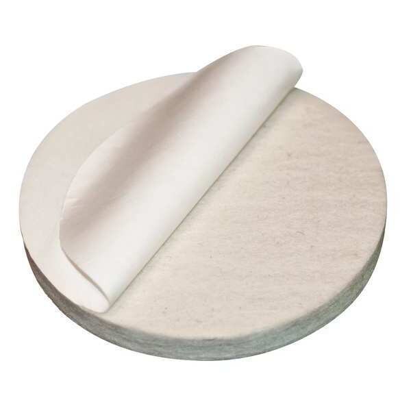Zoro Select Felt Disc, F1 Grade, 1/4 In Thick, 4 In Dia 2FHE4 | Zoro