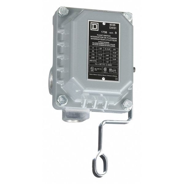Square D 9036DW31 DPST Open Liquid Level Switch Close on Rise 575VAC ...