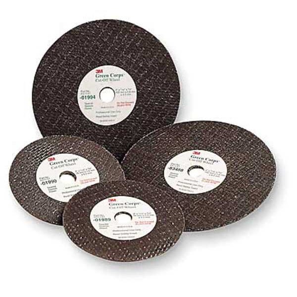 3M CutOff Wheel, 3"x.062"x3/8", 28000rpm, PK50 01990 | Zoro