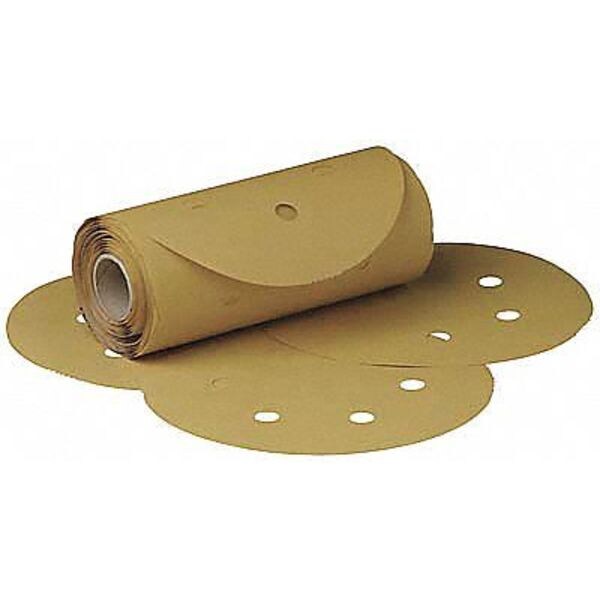 3M PSA Disc Roll, 6 Hole, 6 In, P120G, PK500 01381 | Zoro