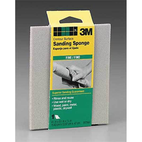 3M Contour Sanding Sponge, Fine, PK250 70070730513 | Zoro