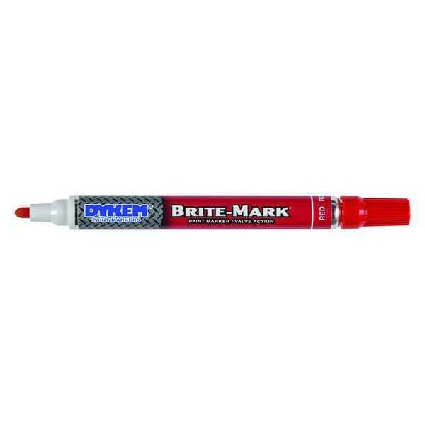 Dykem Paint Marker, Medium Tip, Red Color Family, Paint 84006 | Zoro