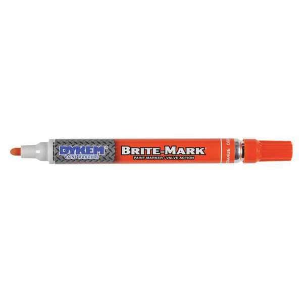 Dykem Paint Marker, Medium Tip, Orange Color Family, Paint 84005 | Zoro