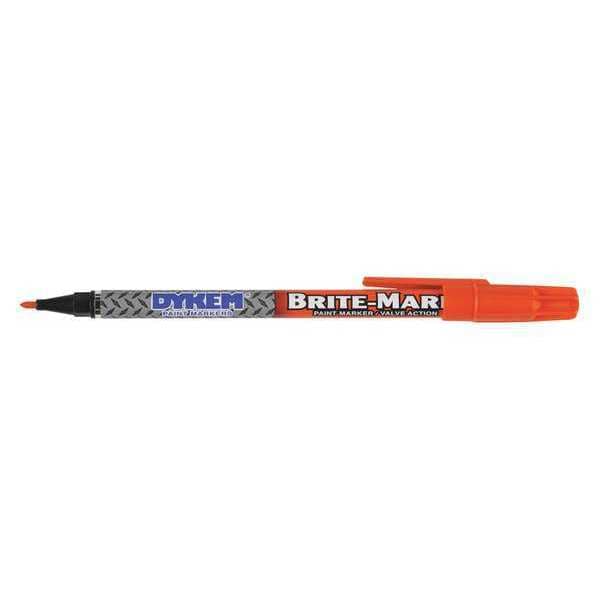 Dykem Paint Marker, Fine Tip, Orange Color Family, Paint 41010 | Zoro