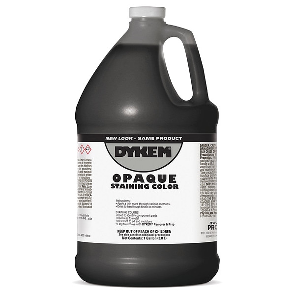 Dykem Opaque Staining Color, Gallon, Black 81724 | Zoro