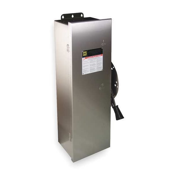 Square D Fusible Single Throw Safety Switch, Heavy Duty, 240V AC, 3PST ...