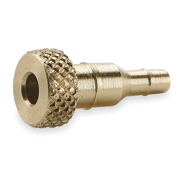 Parker 1/4" x 0.17" Barb Brass Plug Adapter 20-4-5/32 | Zoro