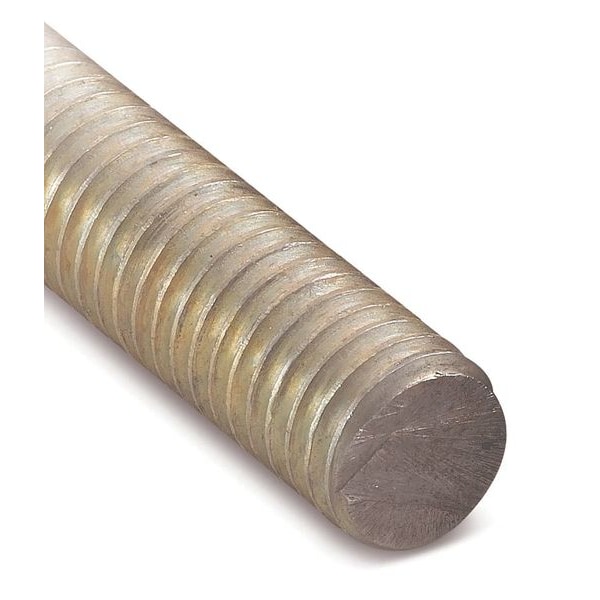 Superstrut Fully Threaded Rod, 1/2"-13, 10 ft, Steel, Gold Galvanized ...