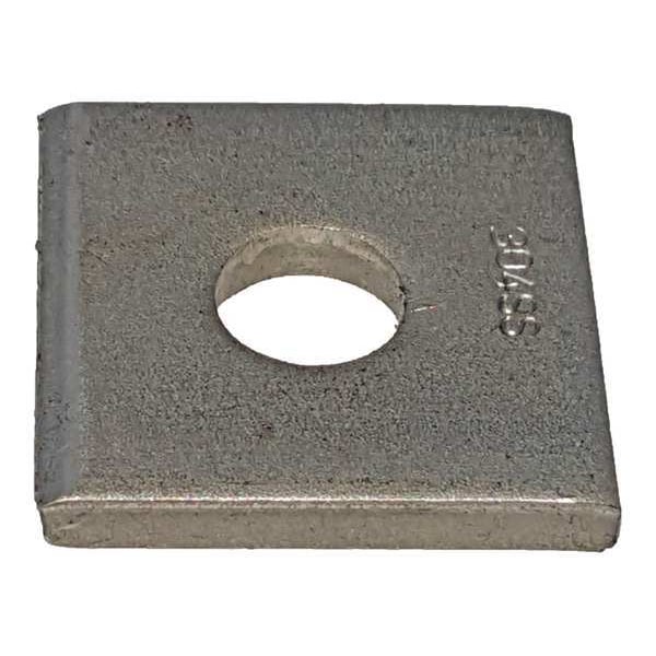 Zoro Select Channel Washer, 1/2 In, Silver, PK25 V500 1/2SS | Zoro