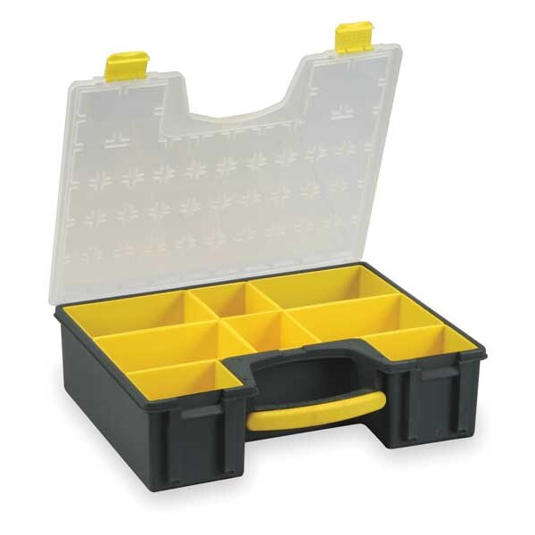 Westward Compartment Box with 8 compartments, Plastic, 4 1/2 in H x 16 ...