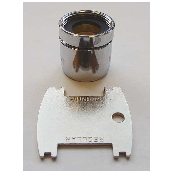 Chicago Faucet 2.2 gpm Aerated Outlet, 13/16"-24 Thread Size, Chrome ...