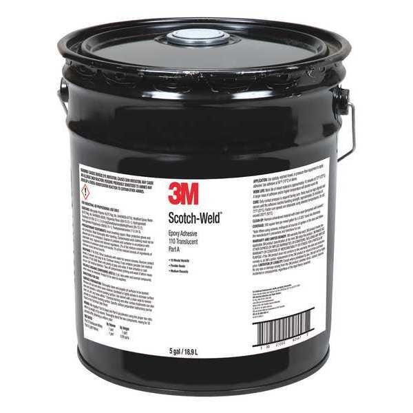 3M Epoxy Adhesive, Scotch-Weld DP110 Series, Amber, Bottle, 1:01 Mix ...