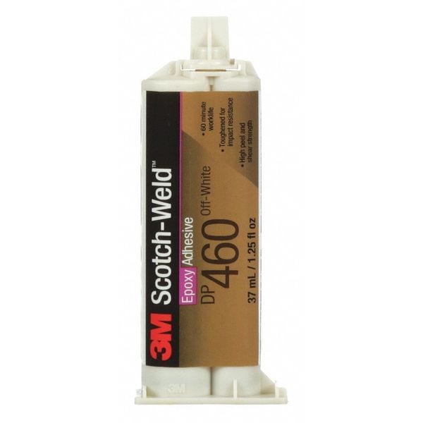 3M Epoxy Adhesive, DP460 Series, Off-White, Dual-Cartridge, 12 PK, 2:01 ...