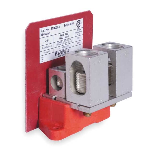Square D SN400LA Neutral Assembly Kit,400A | Zoro.com