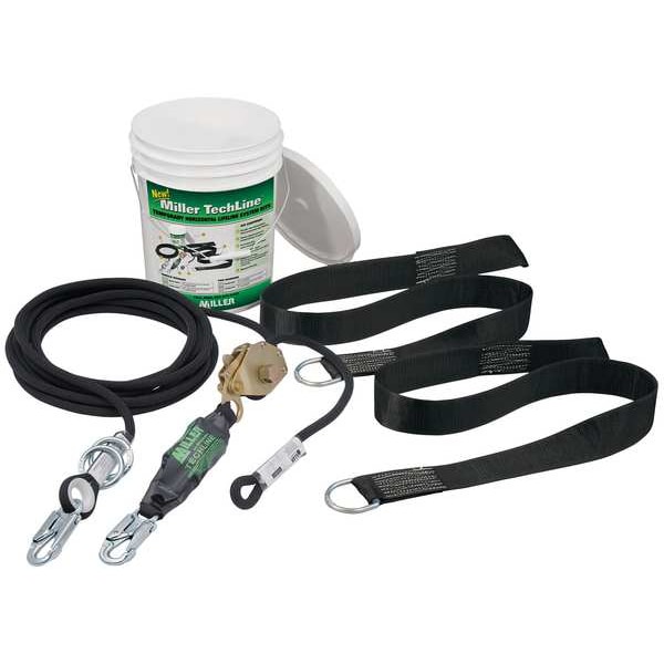 Honeywell Miller SkyGrip Horizontal Lifeline, 60 ft Length, 310 lb ...