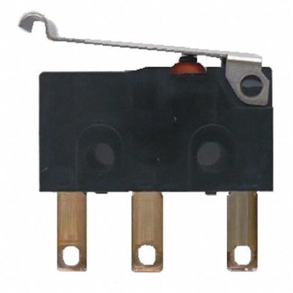 Omron Miniature Sealed Snap Action Switch, Lever, Simulated Roller ...