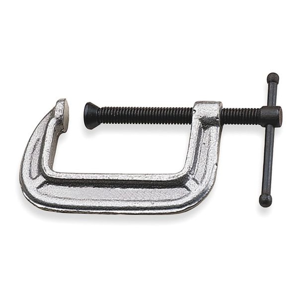 Westward C-Clamp, 4", Iron, Light Duty, 1535 lb. 2LAZ2 | Zoro