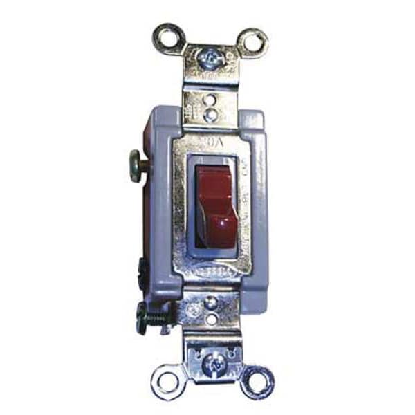 Hubbell Wiring Device-Kellems Wall Switch, 120/277V, 15A, 3-Position ...