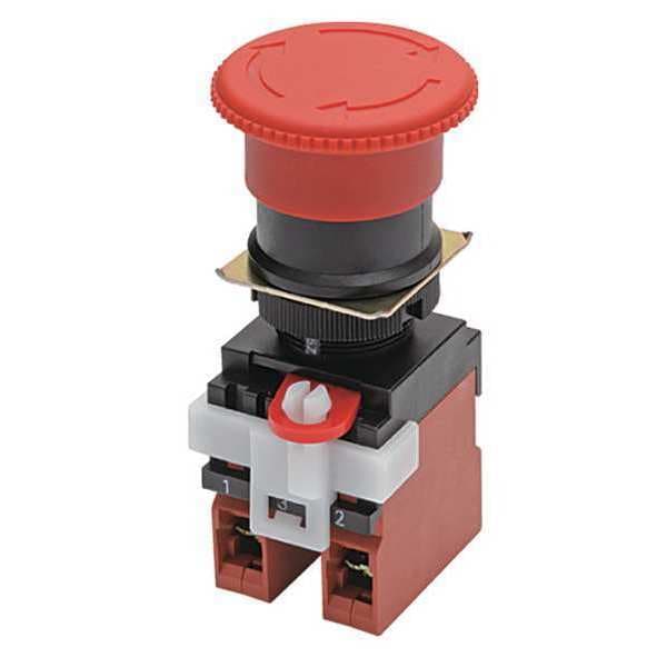 Omron Emergency Stop Push Button, 22 mm, 1NO/2NC, Red A22E-M-12 | Zoro