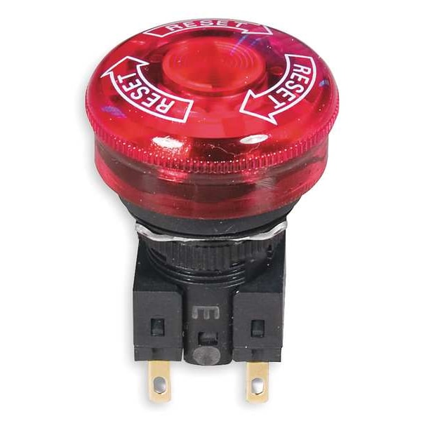Omron Emergency Stop Push Button, 16 mm, 1NC, Red A165E-LS-24D-01 | Zoro