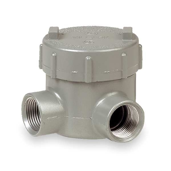 Hubbell Killark Conduit Outlet Body, Aluminum, L GECLT-1 | Zoro