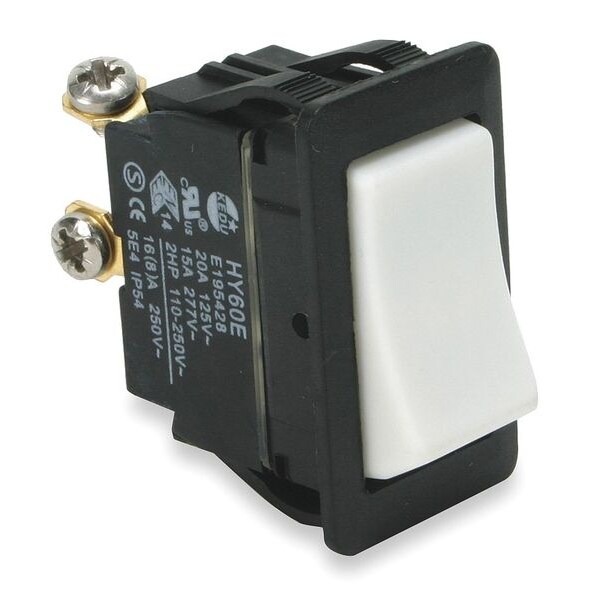 Power First Rocker Switch, SPST, 2 Connections 2LNC6 | Zoro