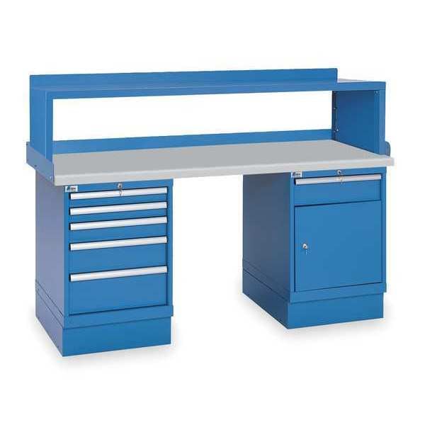 Lista Workbench, Laminate, 72 in W, 35 1/4 in Height, 1,000 lb ...