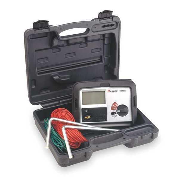 Megger Earth Ground Tester, 128 Hz, 100VAC DET3TC | Zoro