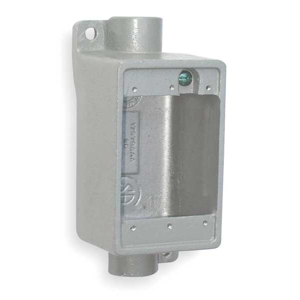 Hubbell Killark Weatherproof Electrical Box, 28 cu in, FDC Box Type, 1 ...