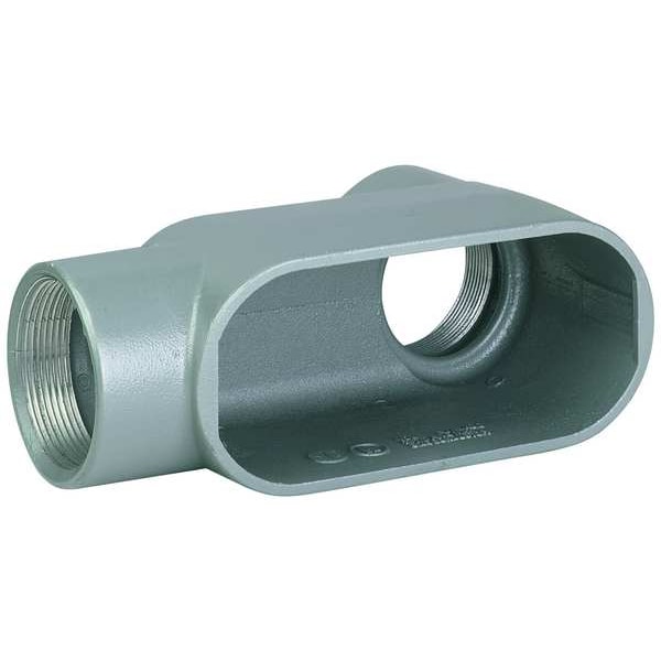 Hubbell Killark Conduit Outlet Body, Iron, LB, 3/4 In. LB27 | Zoro