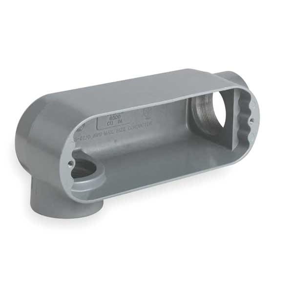 Hubbell Killark Conduit Outlet Body, Iron, LR, 1-1/2 In. OLR-5M | Zoro