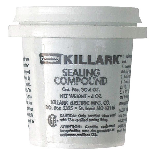 Hubbell Killark Sealing Compound, 4 Oz SC-4OZ | Zoro