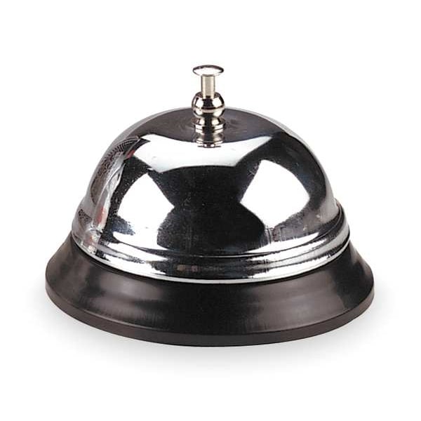 Officemate Call Bell, Nickel, 3 3/8 Diameter 93671 | Zoro