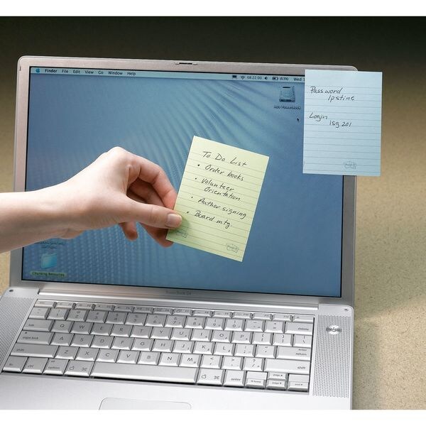 3M Self-Stick Index Cards, Ruled, 3x4In.PK50 634RV | Zoro