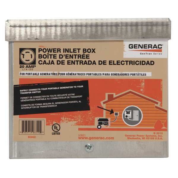 Generac Power Inlet Box 6342 | Zoro