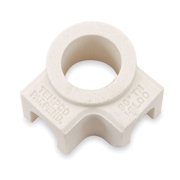 Tempco Ceramic Terminal Covers, 2 Ports 90D, PK10 CER-101-106 | Zoro