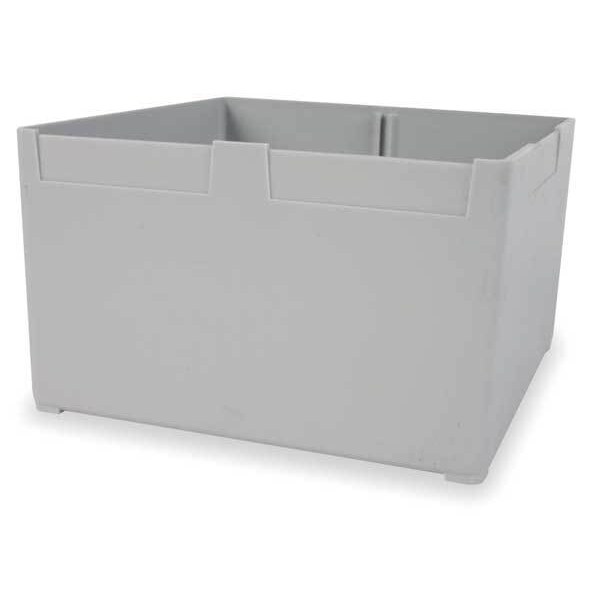 Vidmar Storage Bin, Gray, 6-1/8 In. L, 6-1/8 In. W BN3588 | Zoro
