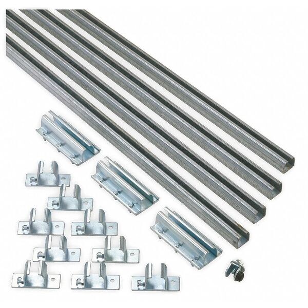 Aero-Motive Festooning System Kit, Box Track, 90 Ft L 4290GG | Zoro