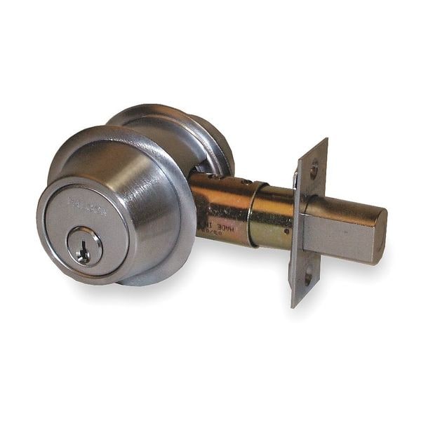 Falcon Deadbolt, HD, Satin Chrome, SFIC Not Incl. D131CP6 626 | Zoro
