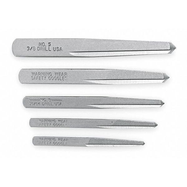 Blackhawk By Proto Screw Extractor Set, 1/4-5/8 In, 5Pc DT-55 | Zoro