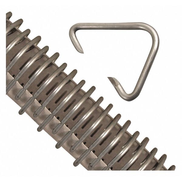 Flexco No 1 Clipper Stainless w/pins, PK12 28001410 | Zoro