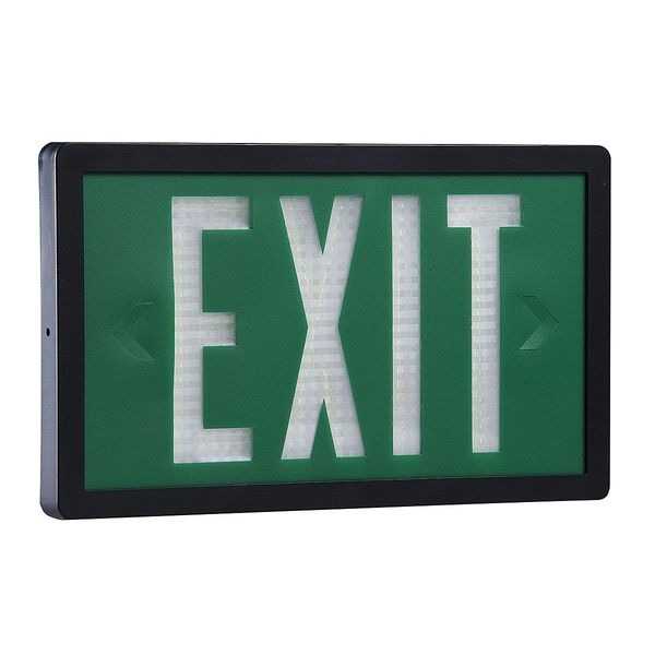 Isolite Self-Luminous Exit Sign, 2 Face(s), Tritium, Universal Mount ...