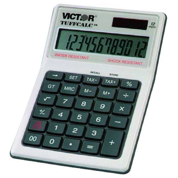 Victor Technology Water-Resistant Calculator 99901 | Zoro
