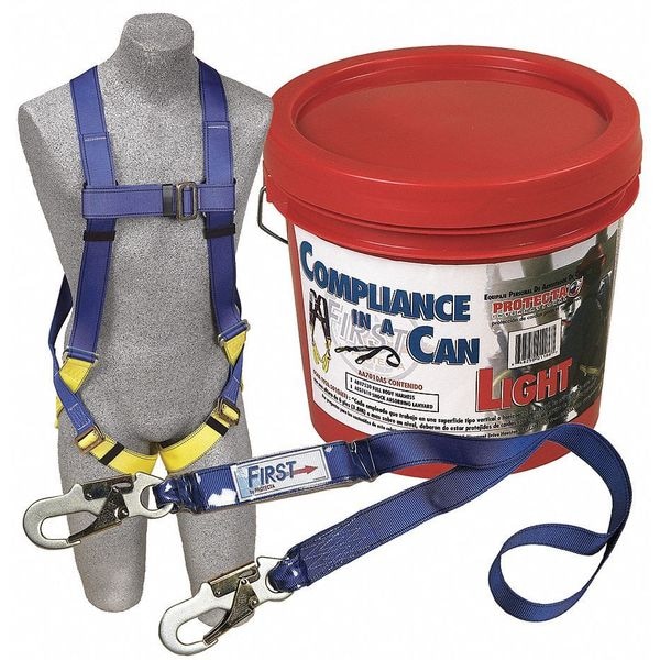 3M Protecta Fall Protection Kit, Univ., 310 lb. AA7010AS | Zoro