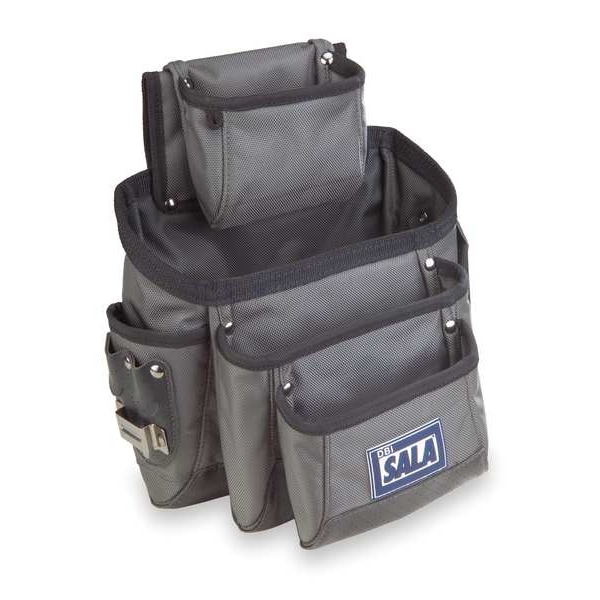 3M Dbi-Sala Pocket Construction Pouch, Gray/Black 9504066 | Zoro