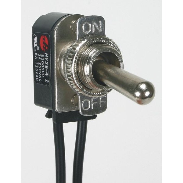 Power First Toggle Switch, SPST, 2 Conn., Maint. On/Off 2VLN4 | Zoro